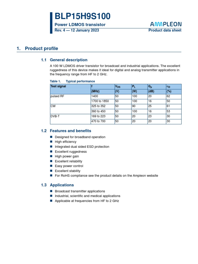 BLP15H9S100 | PDF | Electrostatic Discharge | Legal Liability