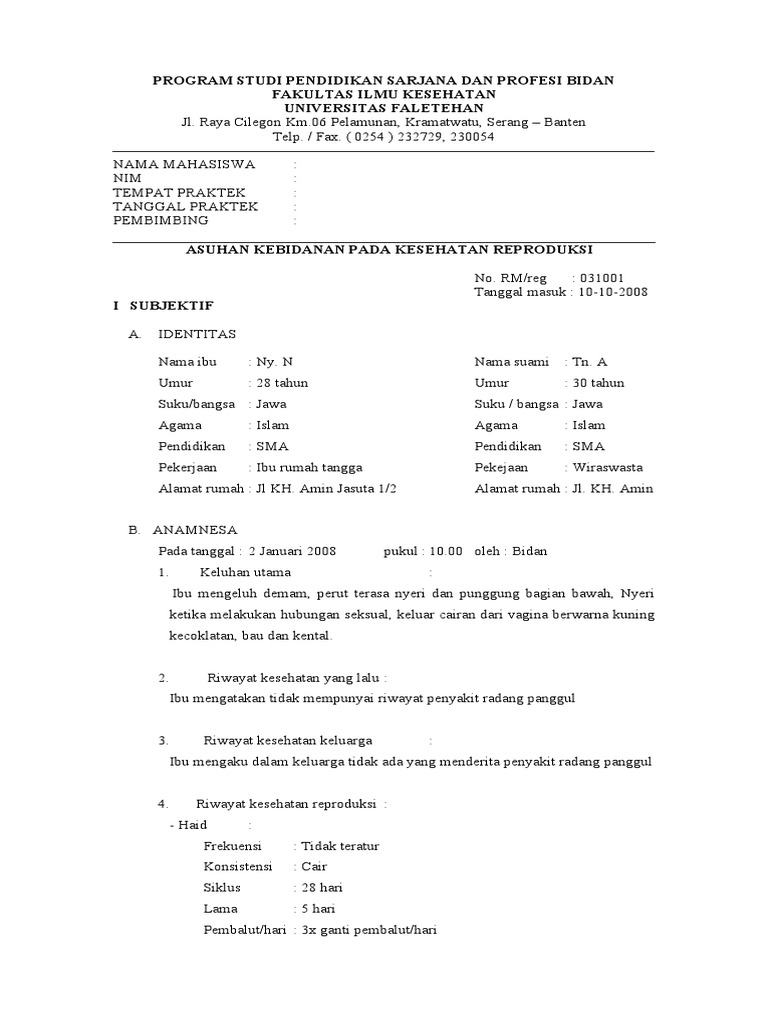 Format Salping | PDF | Kesehatan Holistik