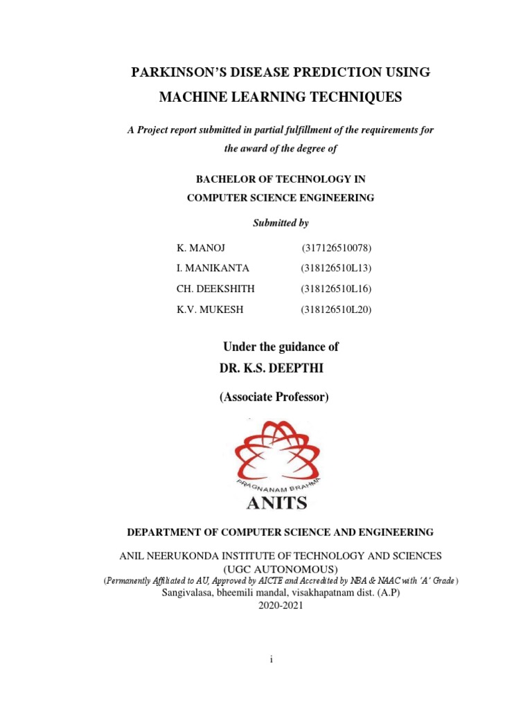 Projects 2021 B4 | PDF | Statistical Classification | Machine Learning