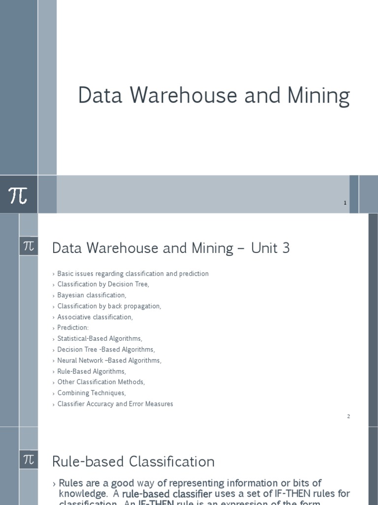 Unit 3 - Classification With Back Propagation | PDF | Algorithms | Machine Learning