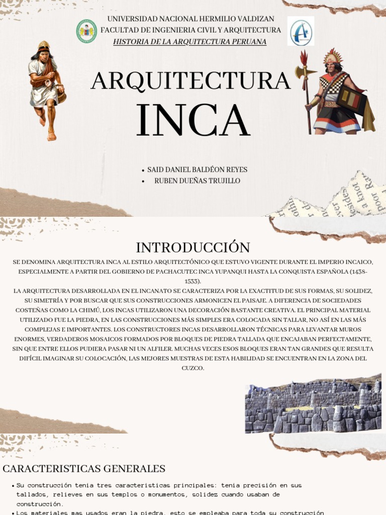 Arquitectura Inca | PDF | Imperio Inca