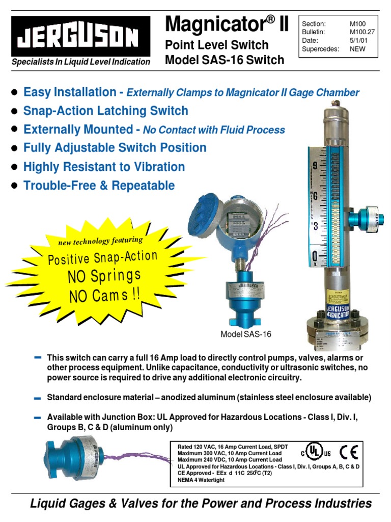 SAS-16 Point Switch | PDF | Switch | Amplifier