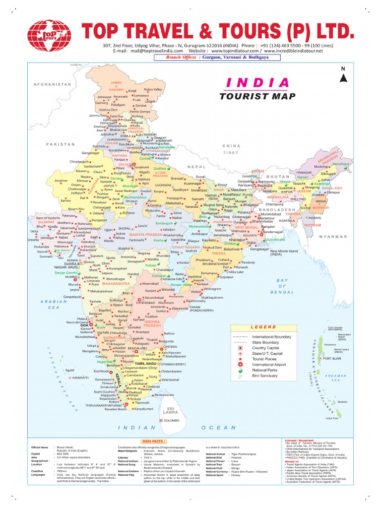 India Tourist Map | PDF