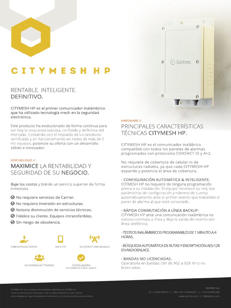 Citymesh HP V7 | PDF