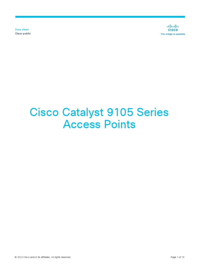9105AXI X | PDF | Wireless Access Point | Wi Fi