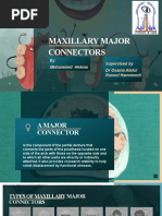Types of Maxillary Major Connectors | PDF | Dentistry Branches