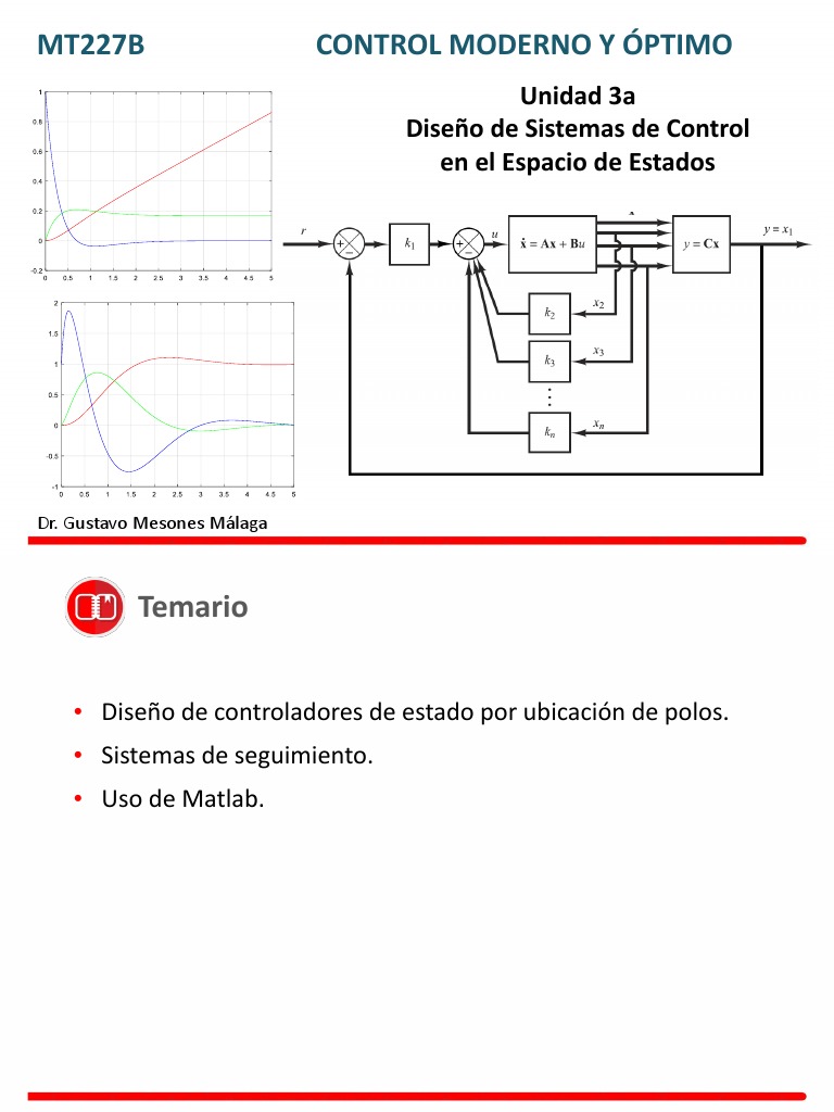 MT227B Unidad 3a Controladores de Estado y Sistemas de Seguimiento 2022 ...