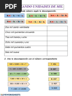 Lectura y Escritura de Numeros Hasta Millones | PDF | Hogar y jardín