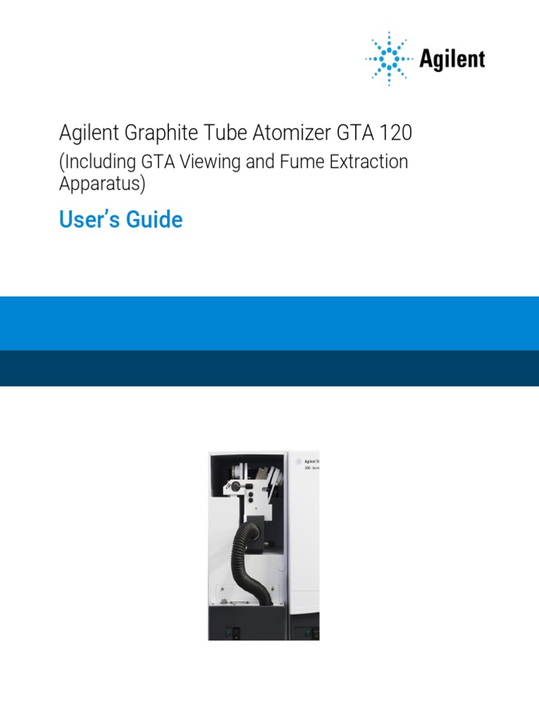 User's Guide: Agilent Graphite Tube Atomizer GTA 120 | PDF | Electrical ...