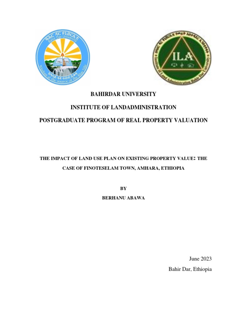 Berhanu Abawa Final Thesis Report2 Pdf Hypothesis Regression Analysis