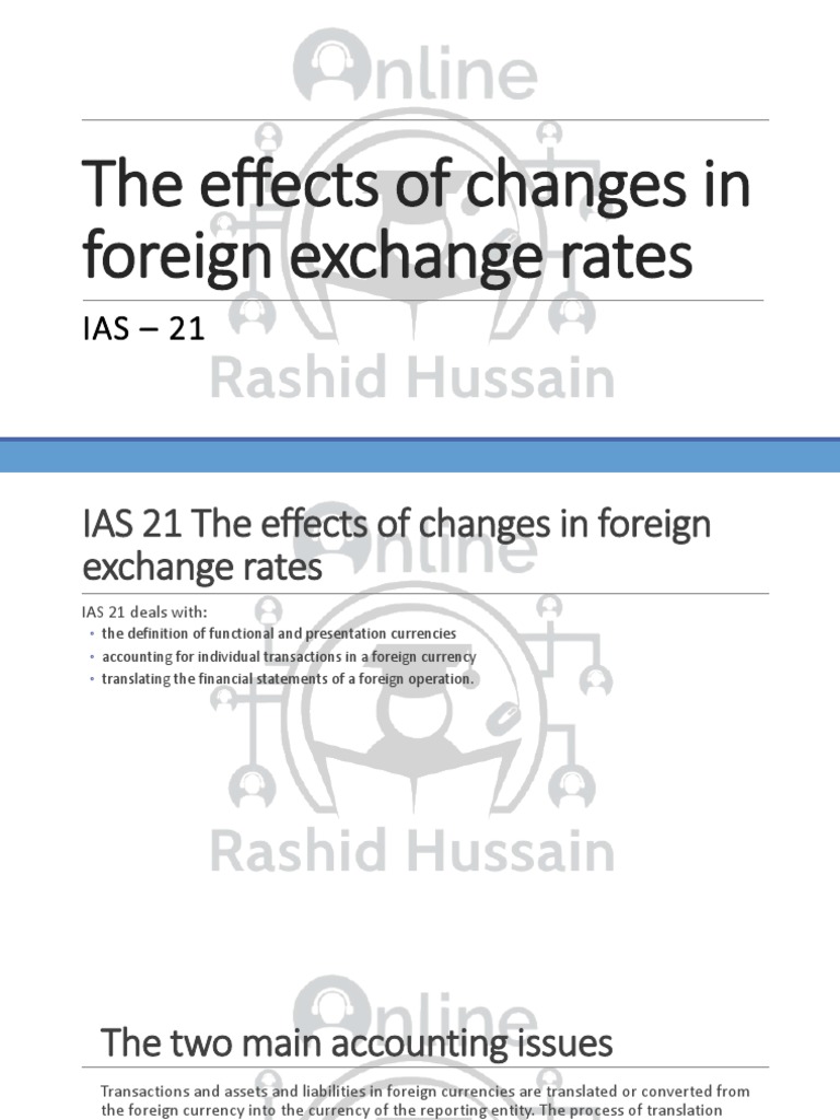 Ias 21 | PDF | Currency | Exchange Rate