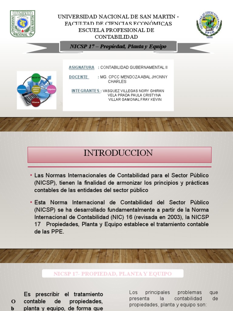Nicsp 17-4 | PDF | Depreciación | Contabilidad