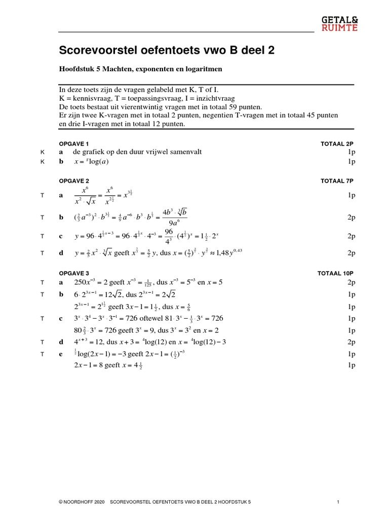 Natuurkunde H5 Oefentoets Uitwerkingen | PDF