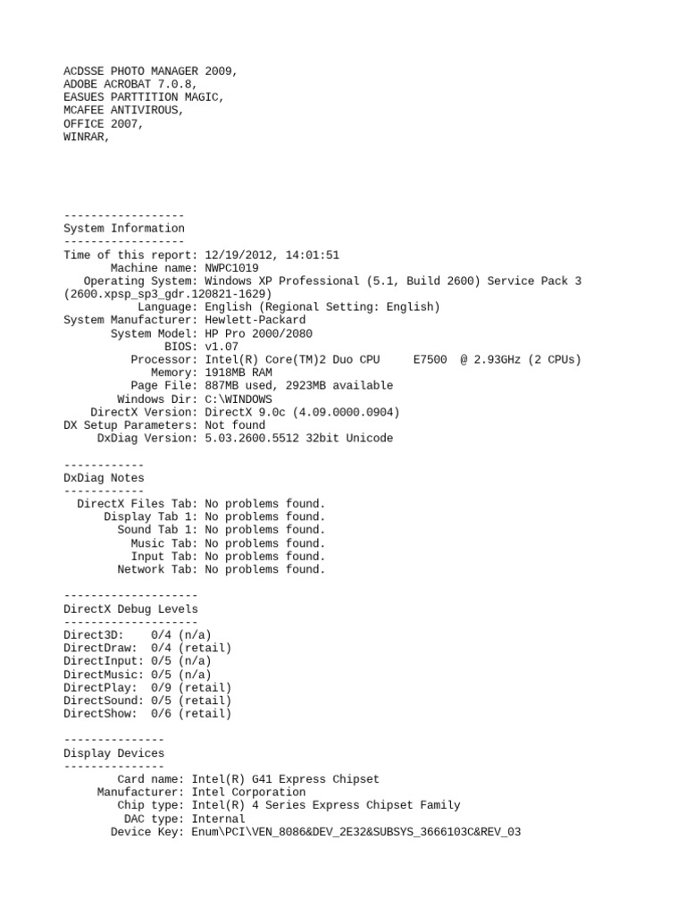 PC1019 | PDF | Device Driver | Codec