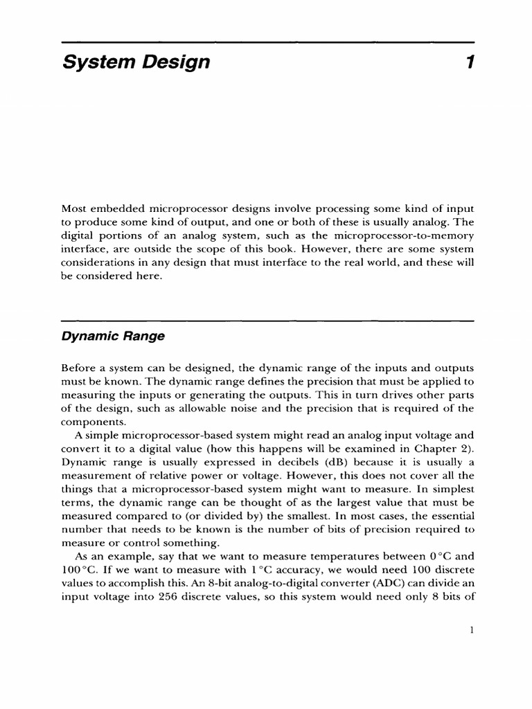 1 System Design 2004 Analog Interfacing To Embedded Microprocessor Systems | PDF | Central ...
