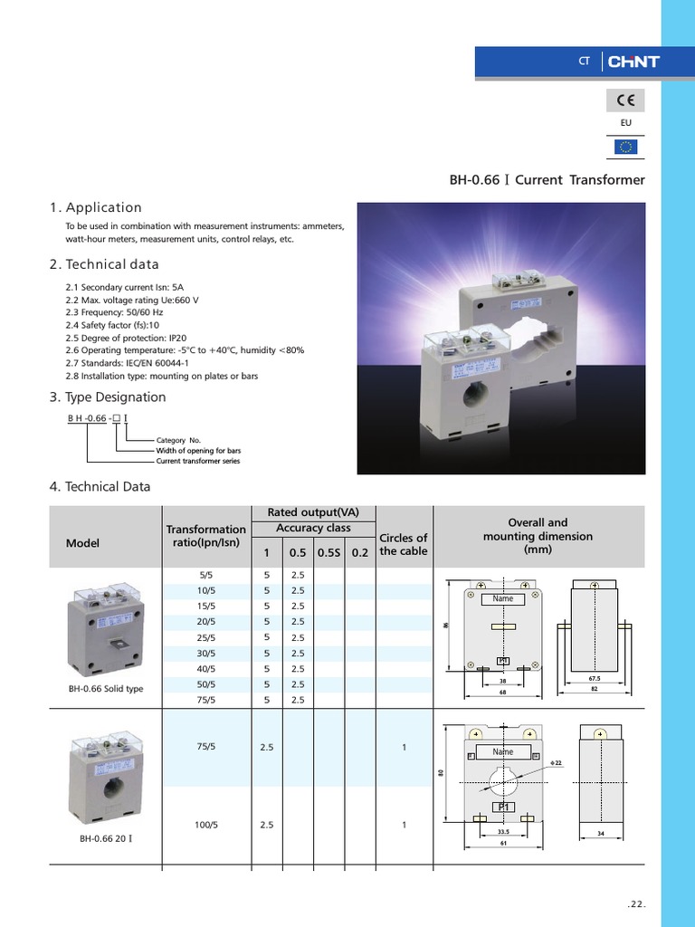 Chint Bh01 Manual | PDF | Electrical Engineering | Electricity
