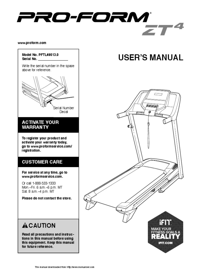 Manual | PDF | Ac Power Plugs And Sockets | Treadmill