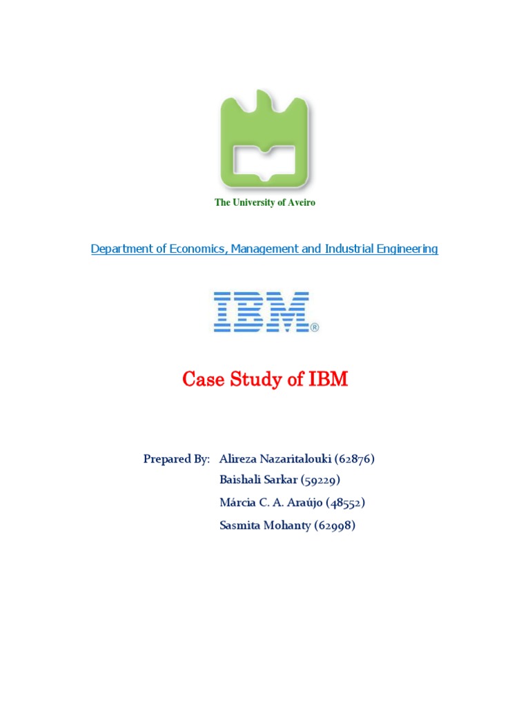 Case Study of IBM - Final | PDF | Ibm | Marketing