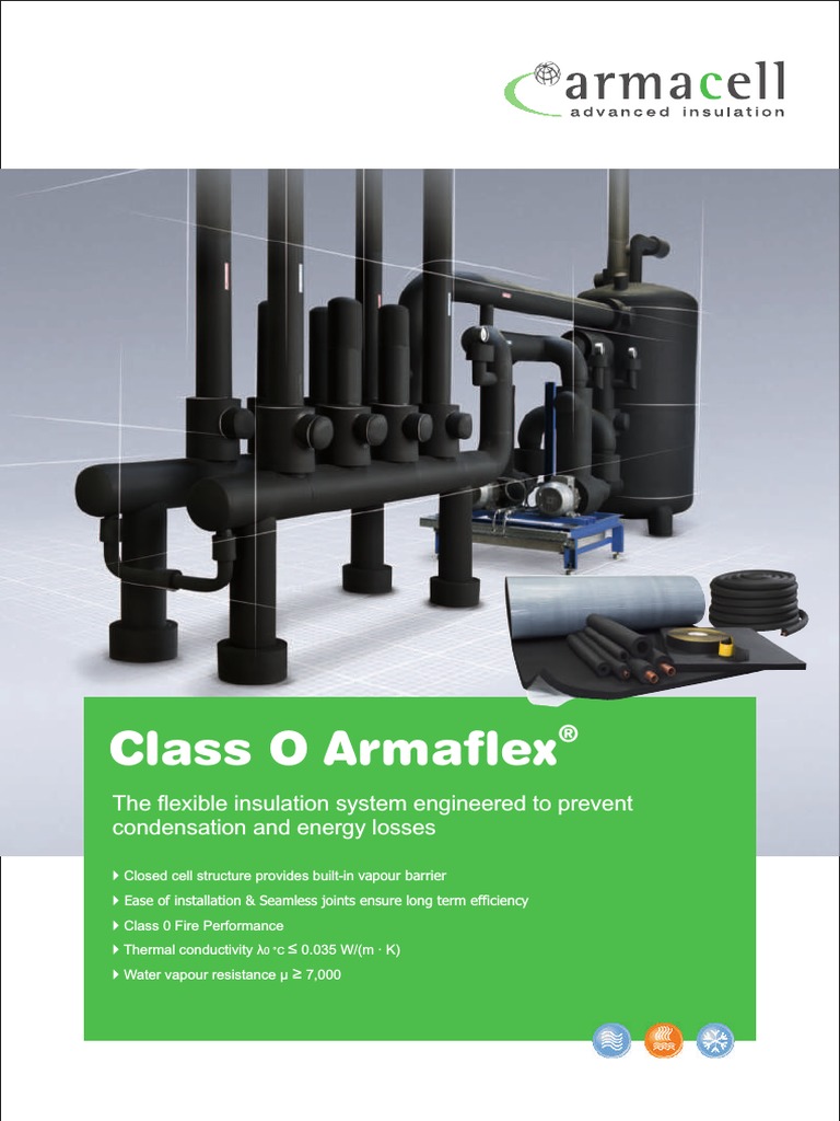 Class o Armaflex Catalogue | PDF | Thermal Insulation | Duct (Flow)