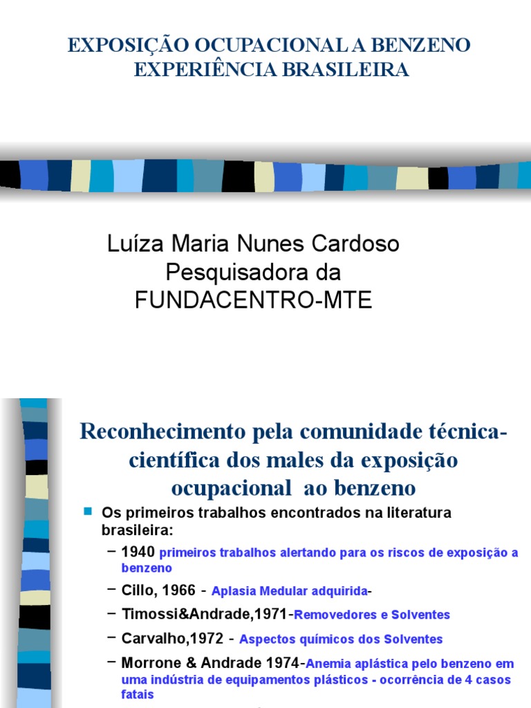 Benzeno Cardoso | PDF | Benzeno