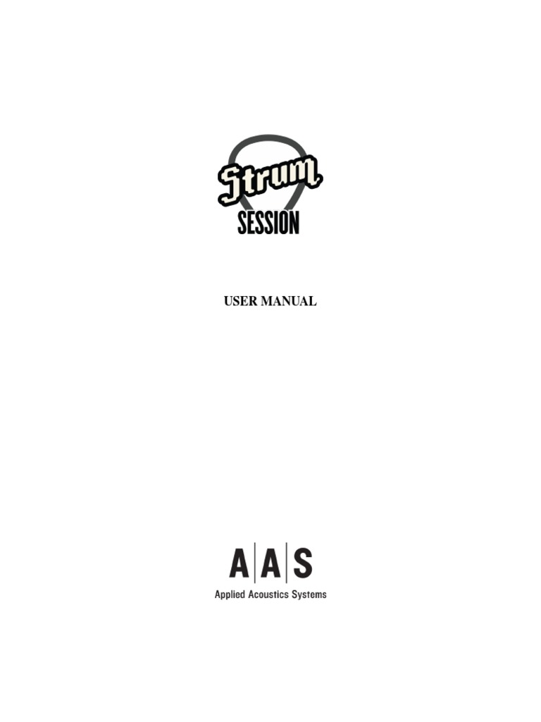 Strum Session 2 Manual | PDF | Guitars | Installation (Computer Programs)