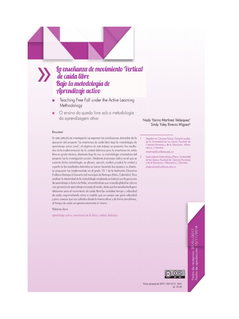 Investigación Sobre MVCL | PDF | Gravedad | Fuerza