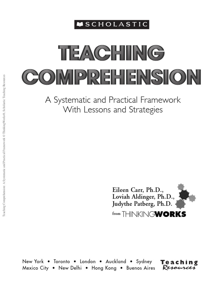Teaching Comprehension | PDF | Reading Comprehension | Reading (Process)