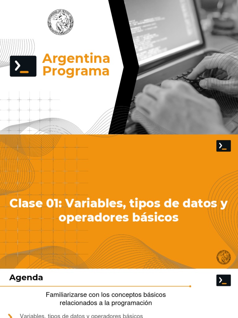 Variables Tipos De Datos Y Operadores Básicos Pdf Tipo De Datos 