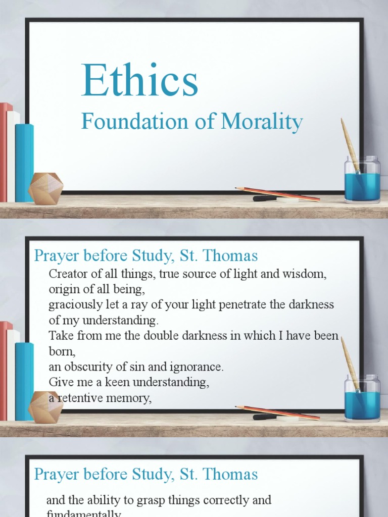 PPT1C Foundation of Morality | PDF | Free Will | Morality