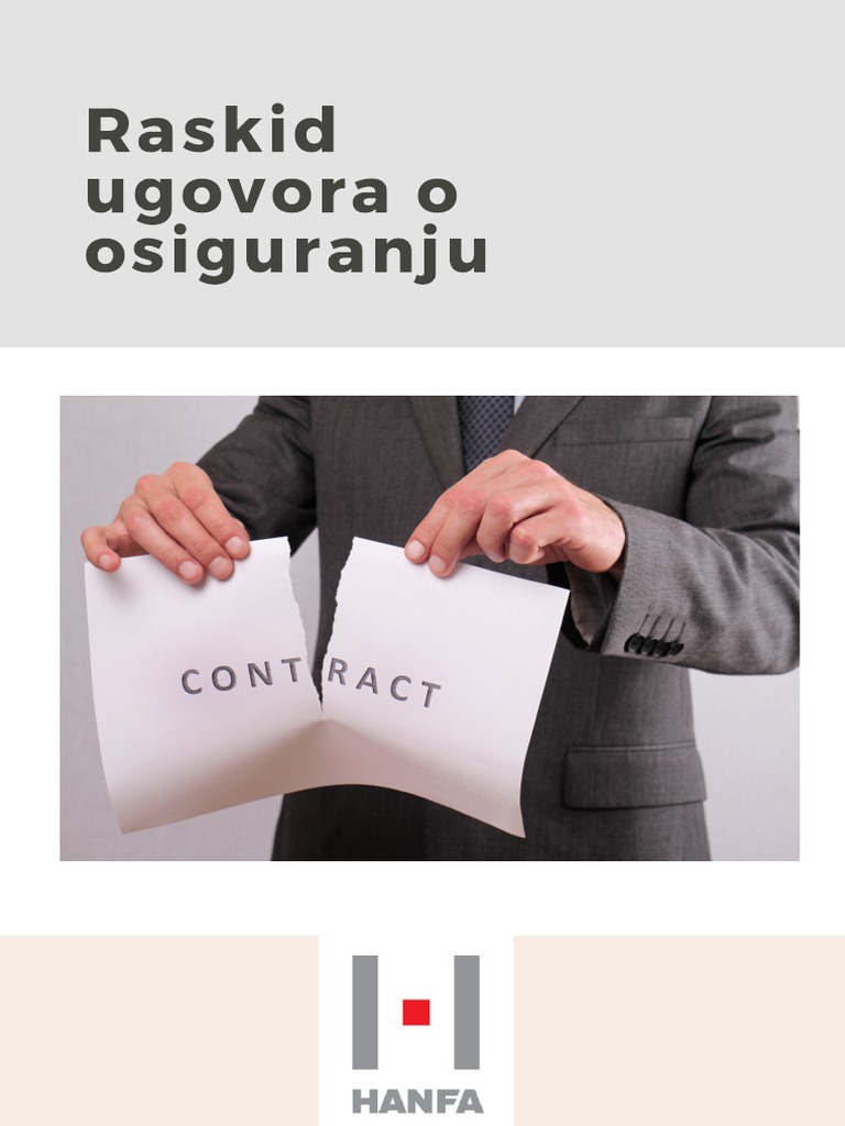 Raskid Ugovora o Osiguranju 2021 | PDF