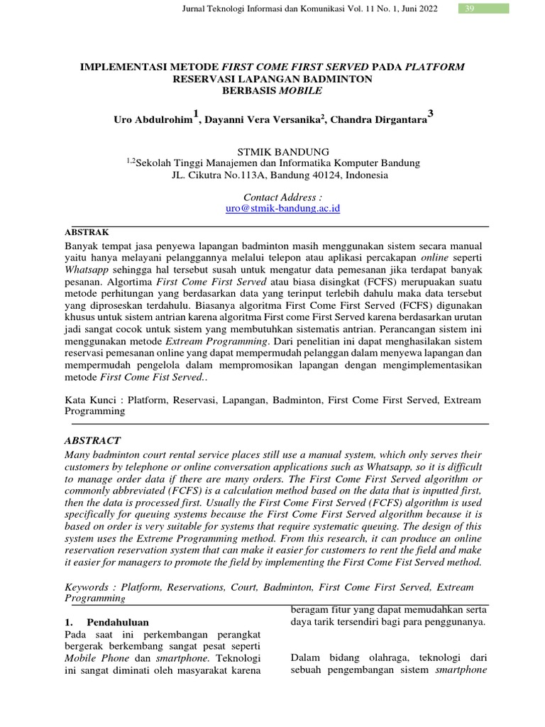 FCFS | PDF | Information Technology Management | Computing