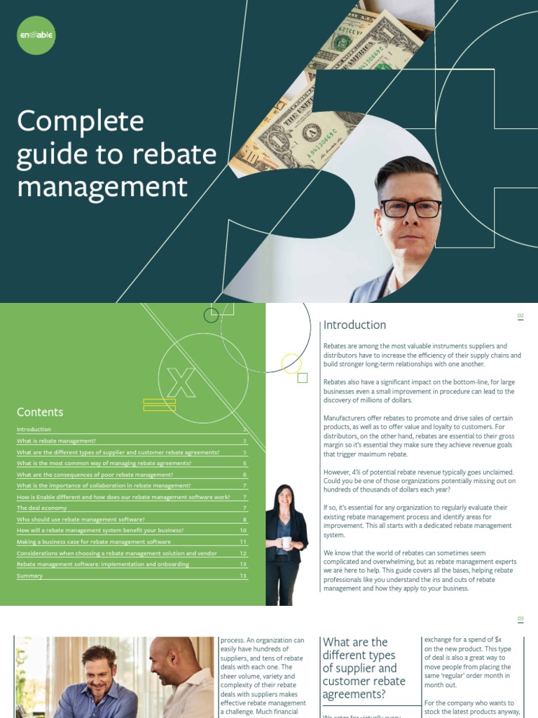 Enable - Complete guide to rebate management_d41b0f | PDF | Rebate ...