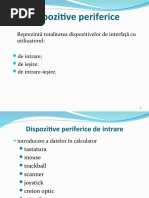 Dispozitive Periferice de Intrare Si Iesire | PDF