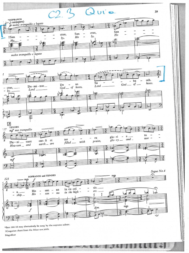 John Rutter - Magnificat (soprano solo) | PDF