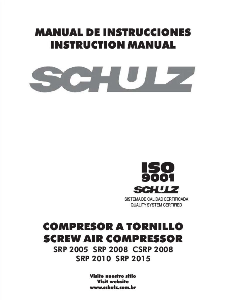 Manual Schulz SRP 2015 | PDF