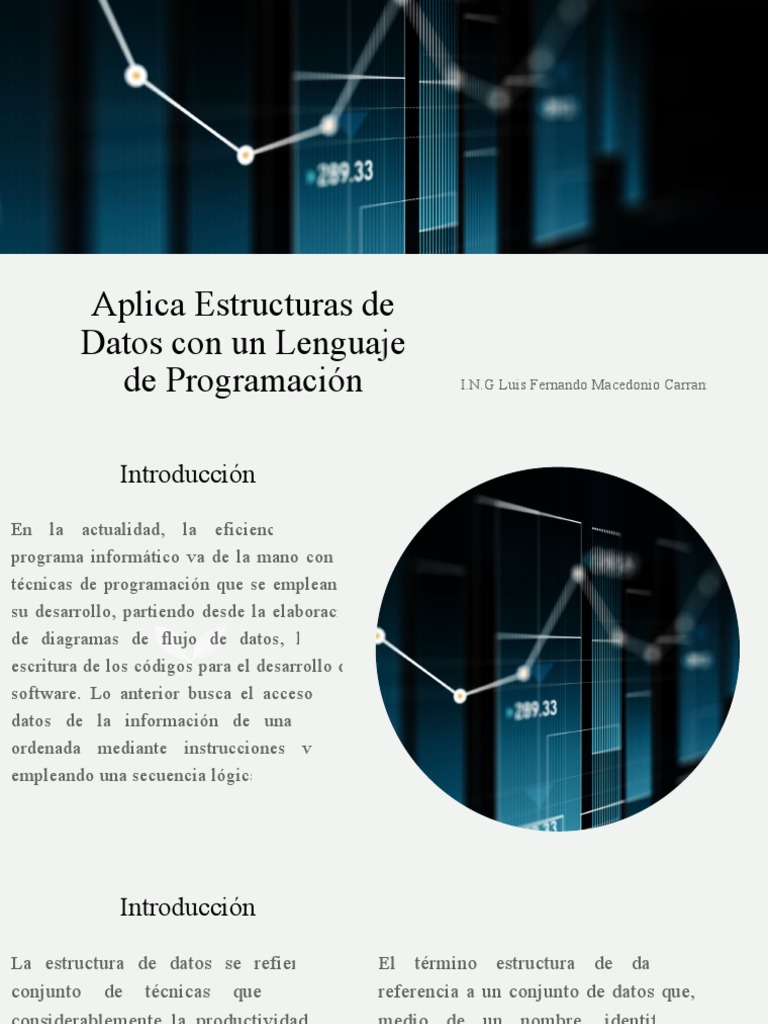 Aplica Estructuras de Datos Con Un Lenguaje de Programación | PDF ...