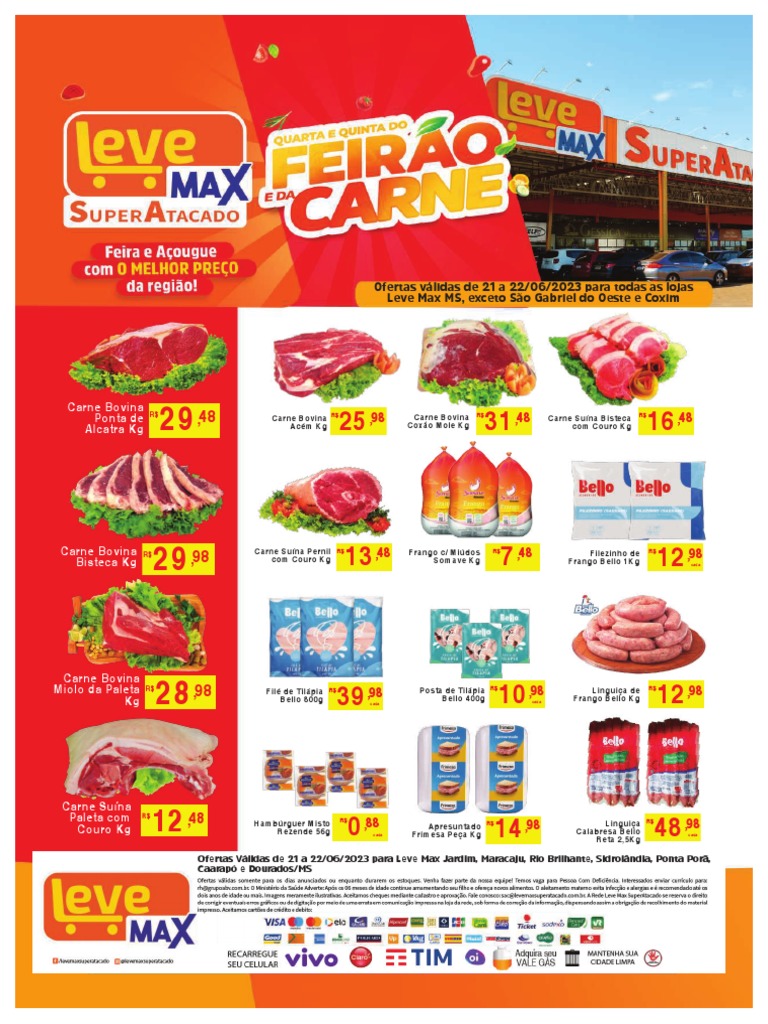 Levemax Quar Quin MS Web | PDF | Comidas e bebidas | Carne