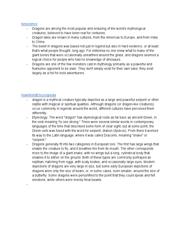 Dragon Research | PDF