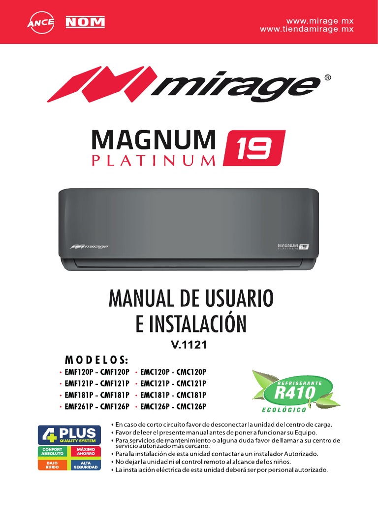 Mirage AC Isla | PDF