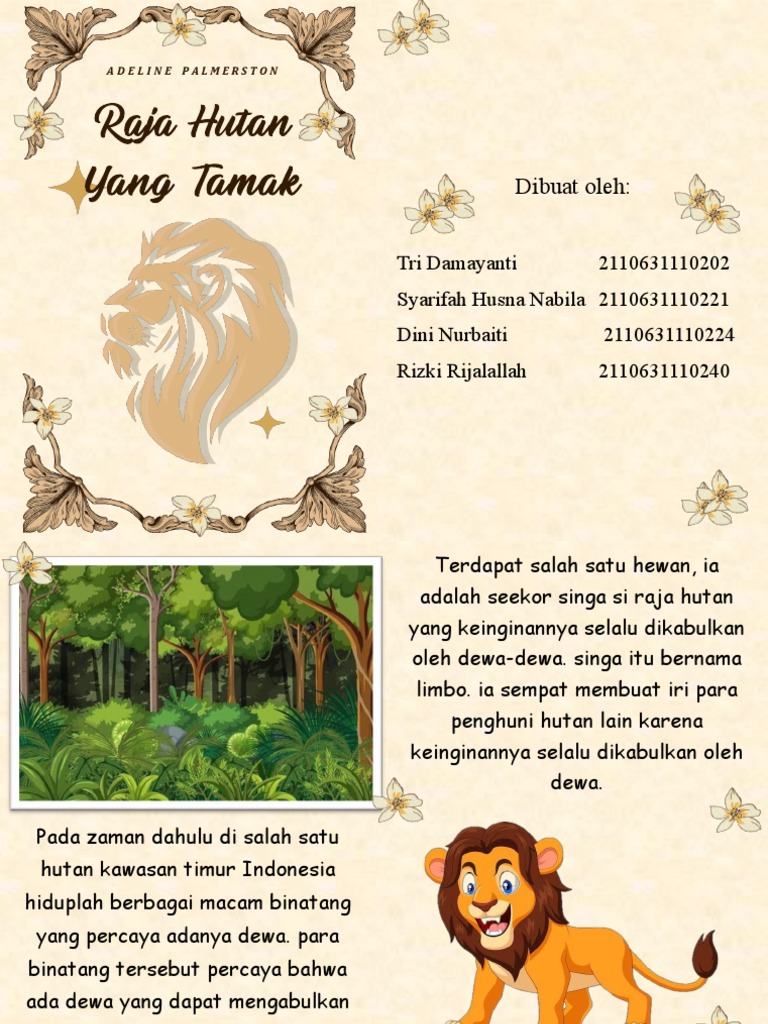 Raja Hutan Yang Tamak | PDF