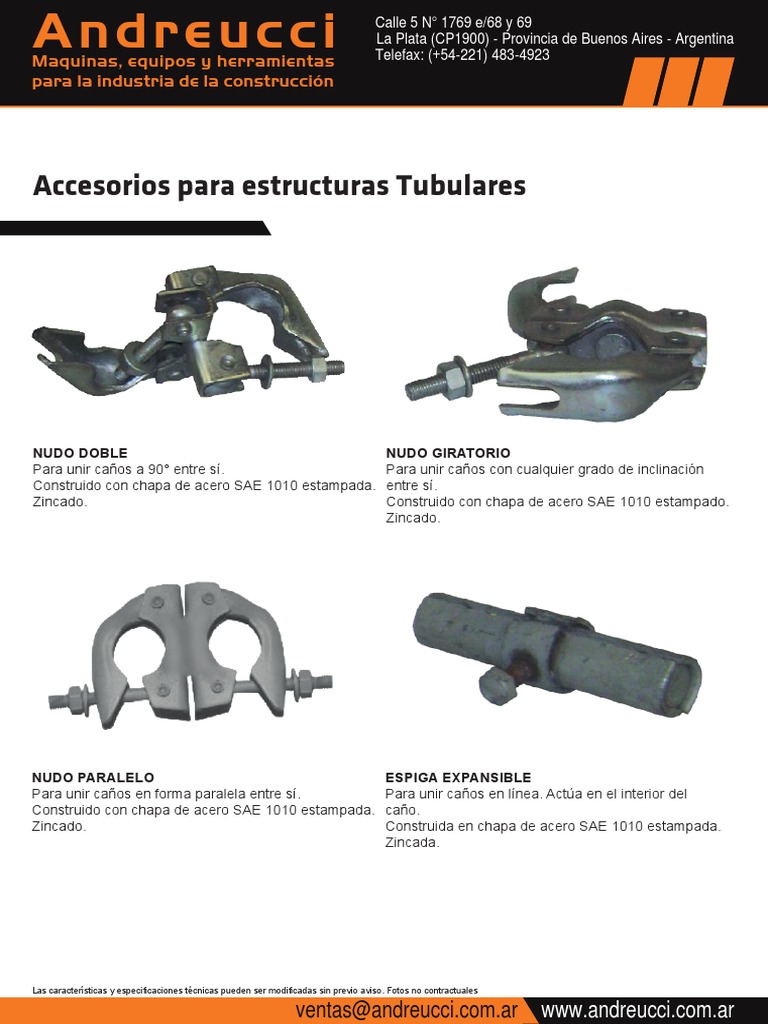 Conectores para Estructuras Tubulares | PDF