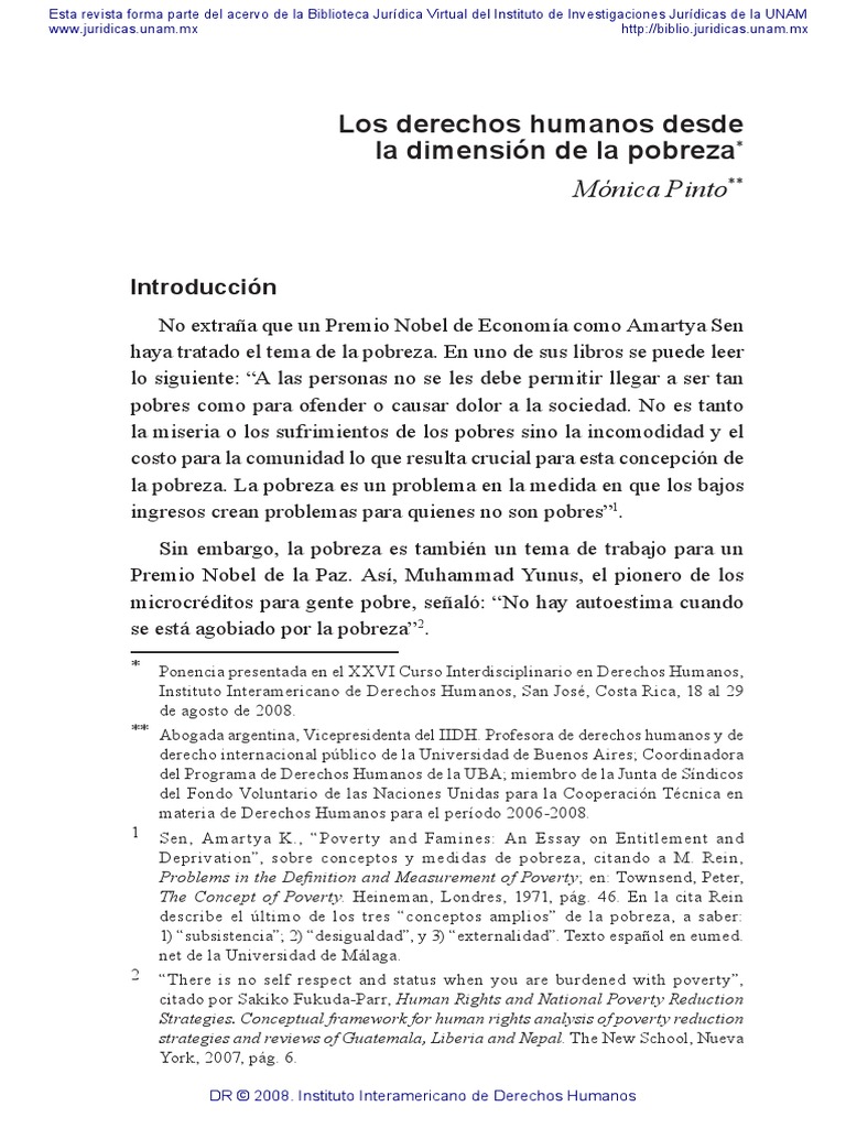 Pinto Monica | PDF | Derechos humanos | Derechos