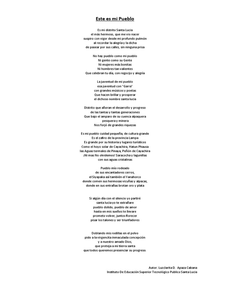 Este Es Mi Pueblo | PDF