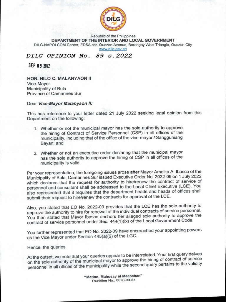 Local Governance Advisory | PDF