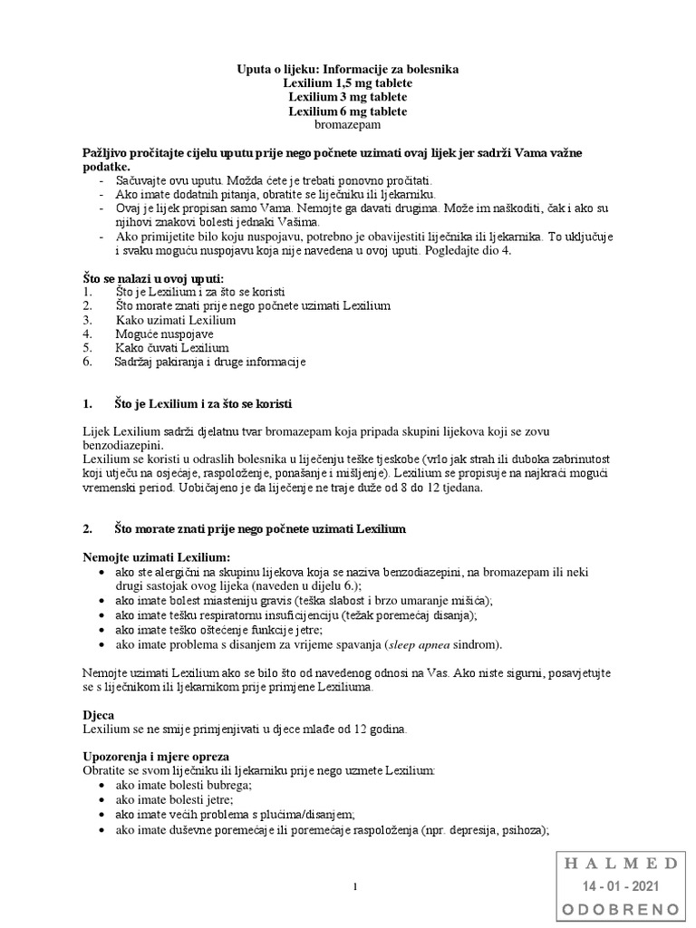 Lexilium Tablete PIL | PDF