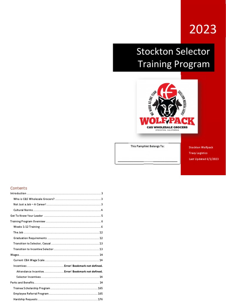 Training Program Pamphlet - 06.01.2023 | Download Free PDF | Identity ...