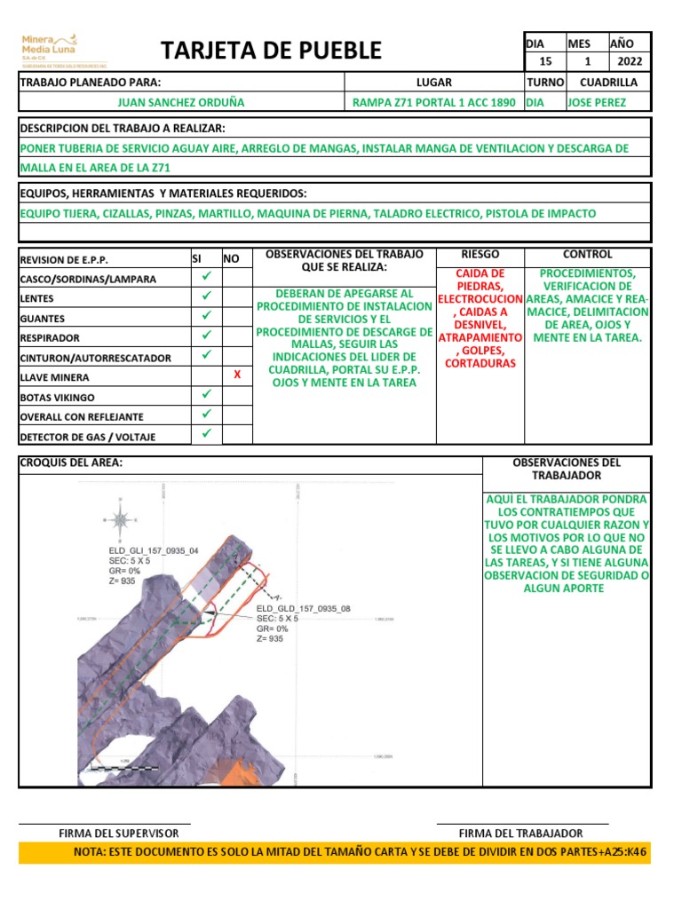 Tarjeta de Pueble | PDF
