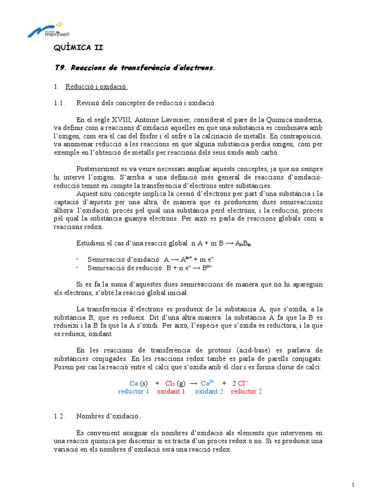 T9 - Teoria-Quimica | PDF