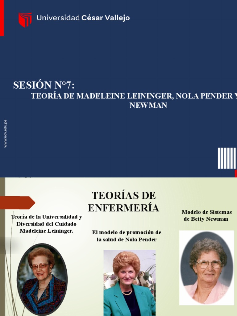 Teorías de Enfermería: Leininger, Newman y Pender | PDF | Enfermería ...