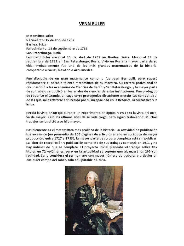 Venn Euler | PDF | Conjunto (Matemáticas) | Matemáticas